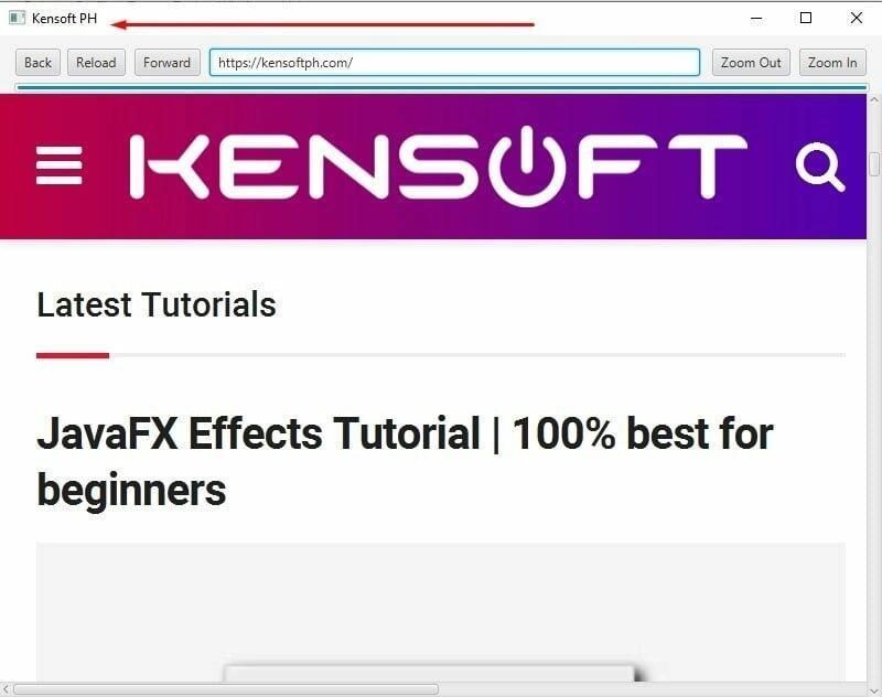 JavaFX WebView Tutorial | 100% best for beginners