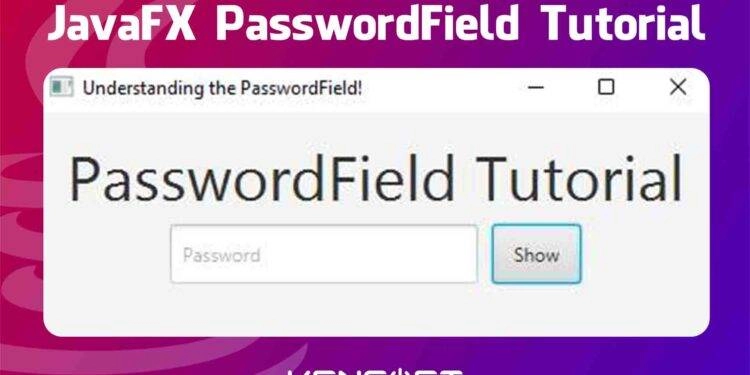 4 examples of PasswordField in JavaFX | Free for beginners