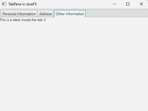 How to use the TabPane in JavaFX | 100% Perfect Tutorial