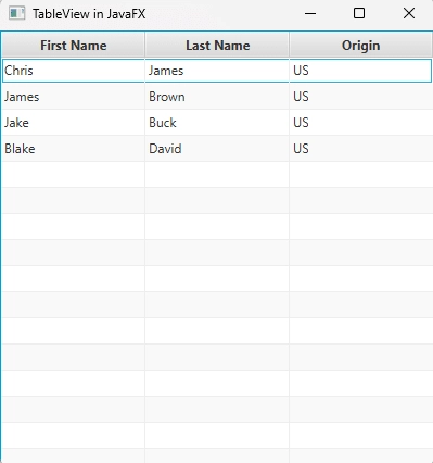 How to use the Table View in JavaFX | 100% Perfect Tutorial