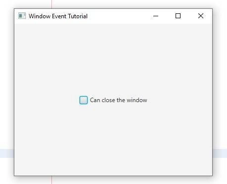 Window event in JavaFX | 100% Best for beginners