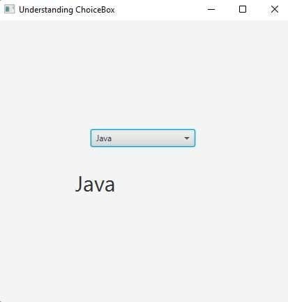 How to use the ChoiceBox in JavaFX | 100% Perfect tutorial
