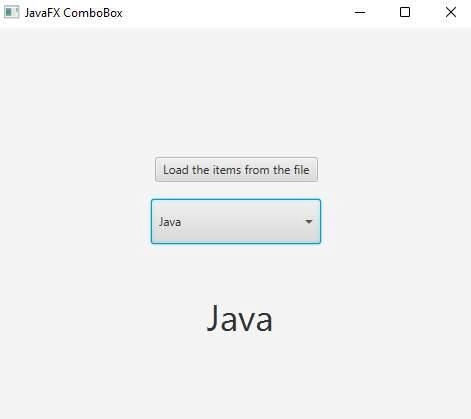 How to use the ComboBox in JavaFX | 100% Perfect Tutorial