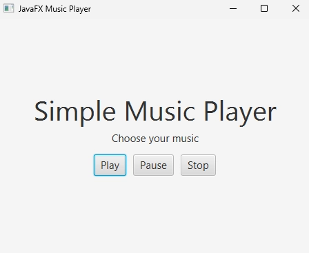 JavaFX Music Player Tutorial with JavaFX Media Player