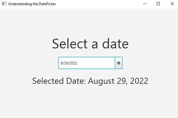 How to use the DatePicker in JavaFX | 100% Free Tutorial