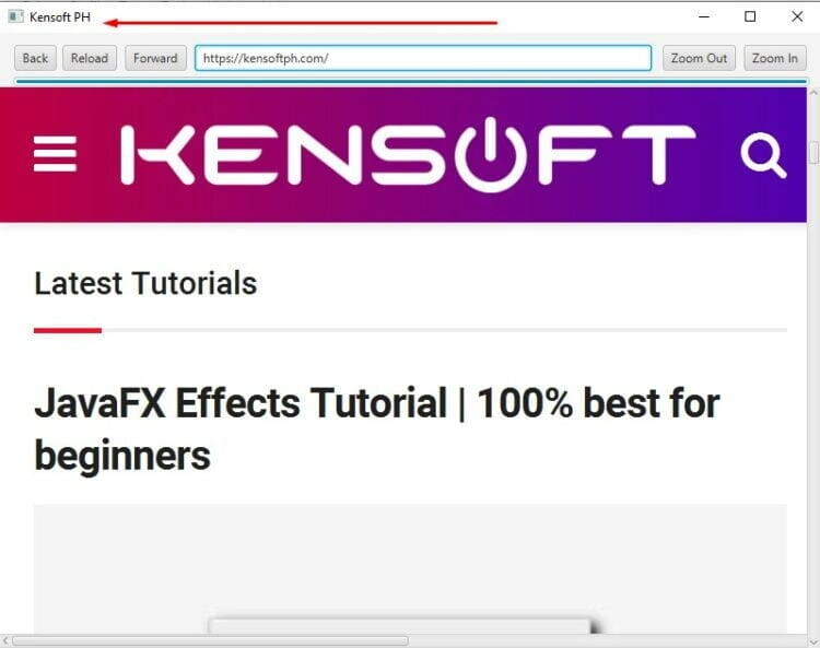 JavaFX WebView Tutorial | 100% best for beginners